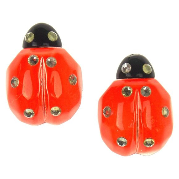 GANZ | Accents | Ganz Jewel Lucky Ladybug Charm 18 Red Black Jewels Lot ...